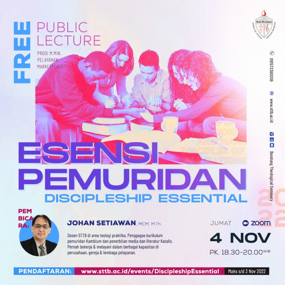 ESENSI PEMURIDAN (Discipleship Essentials) | Sekolah Tinggi Teologi Bandung